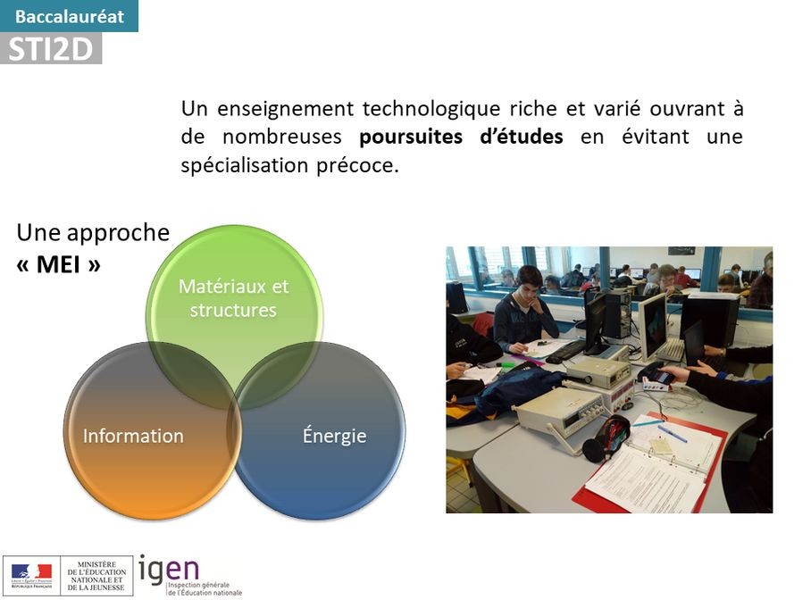 Le Baccalauréat STI2D||Sciences et Technologies de l'Industrie et du ...